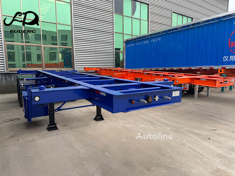 Nova Fudeng New 2-Axle 20ft Skeletal Trailer for sale poluprikolica za prevoz kontejnera