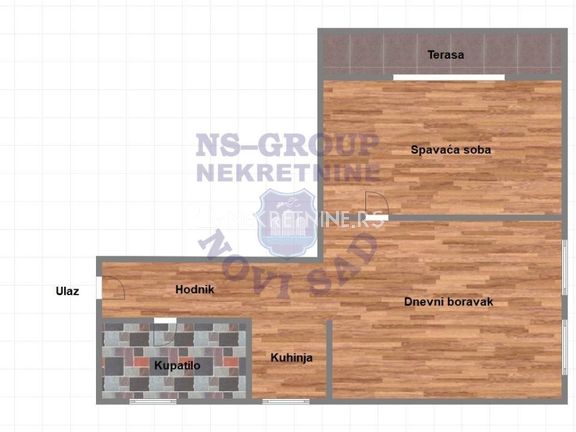 Dvosoban stan 54m2 Stari Majur