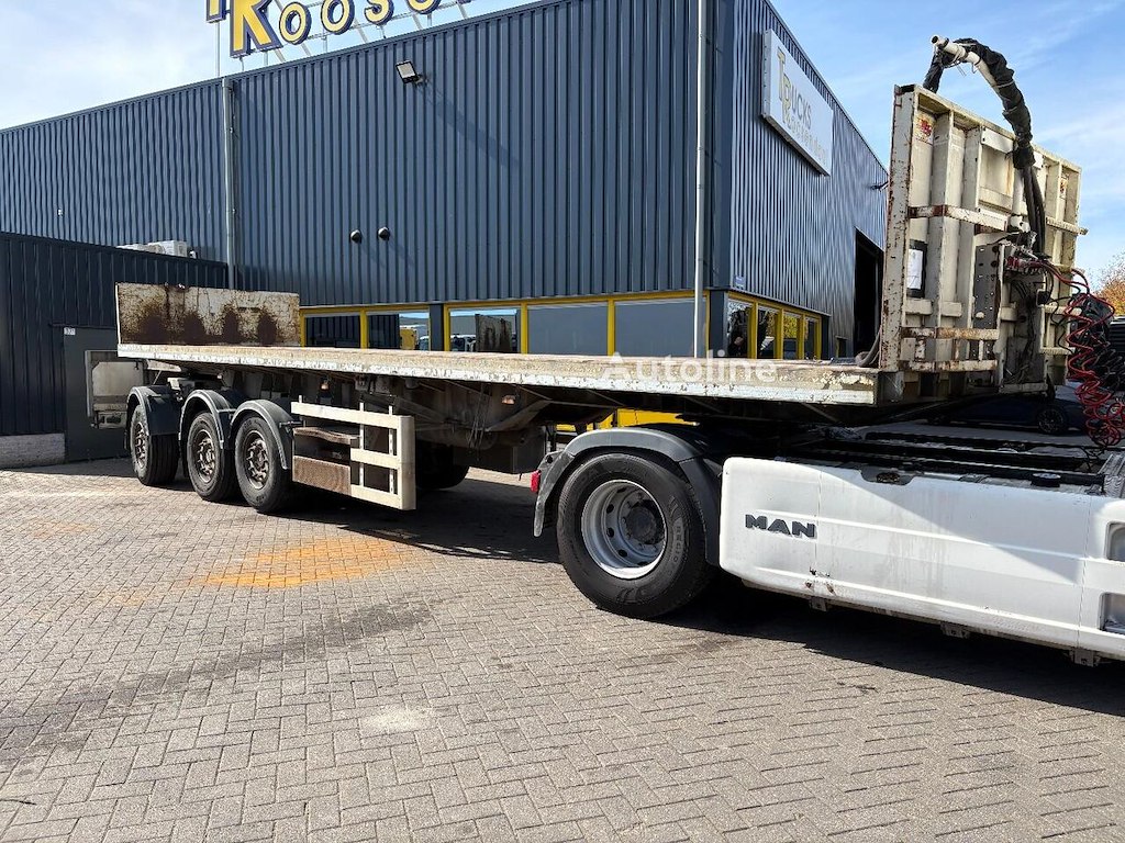 System Trailers TRAILER LPRS24 3X AXLES STEERING + HEAVY DUTY + SAF AXLE poluprikolica platforma