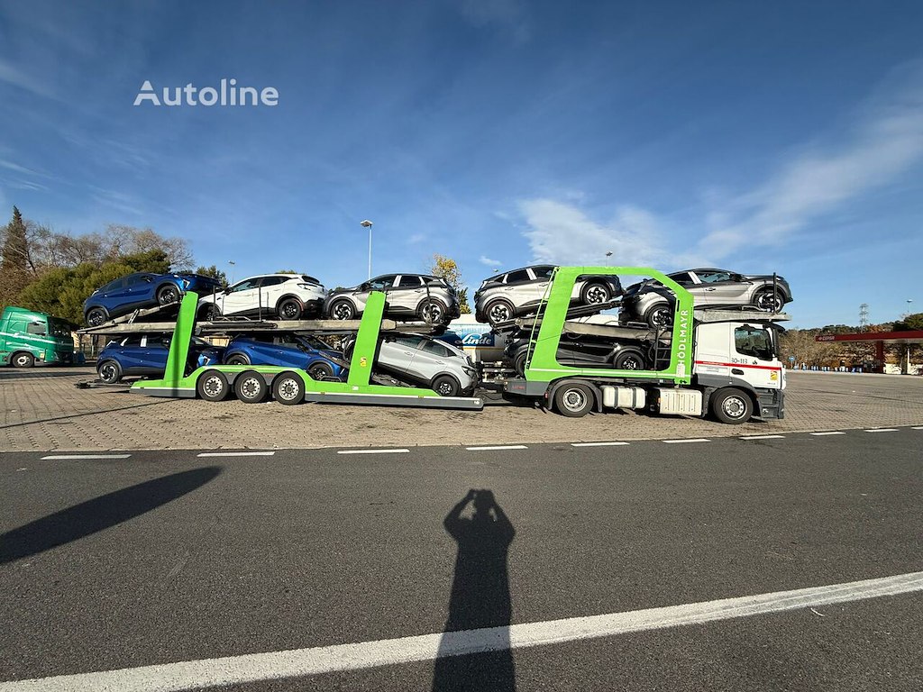 Mercedes-Benz Actros 1843 autotransporter + prikolica autotransportera