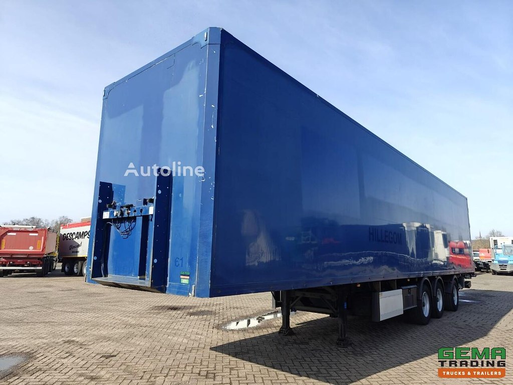 Groenewegen DRO-15-27 B 3-Axle BPW - Enclosed Body + Tail Lift 2000KG - HH F furgon poluprikolica