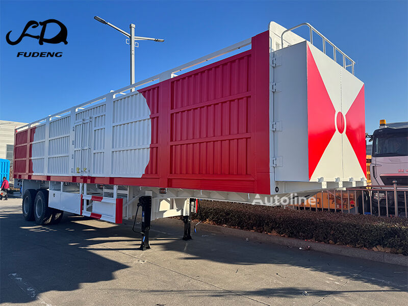 Nova Fudeng 2 Axle Box Semi Trailer with Single-point suspension furgon poluprikolica