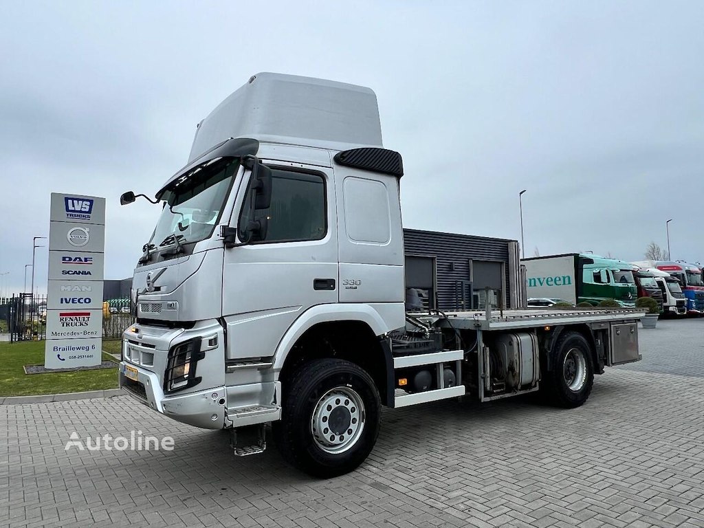 Volvo FMX 330 4x4 Bakwagen Naafreductie / 4x4 / Smart Tachograph / FMX kamion platforma