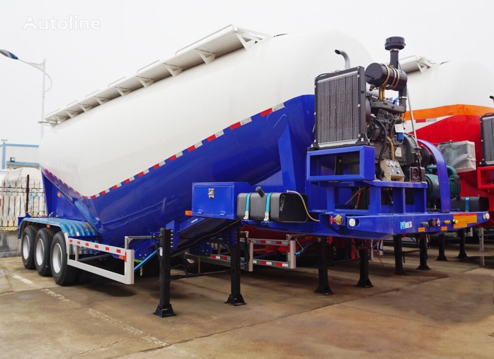 Nova Titan Tri Axle Bulk Powder Tanker Semi Trailer for Sale cisterna za prevoz cementa