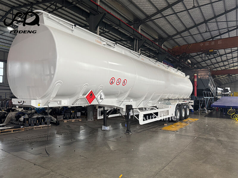 Nova Fudeng 3 Axle 54CBM Fuel Tanker Trailer cisterna za goriva i maziva