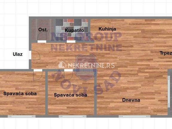 Trosoban stan - cena sa pdv-om- Adice!