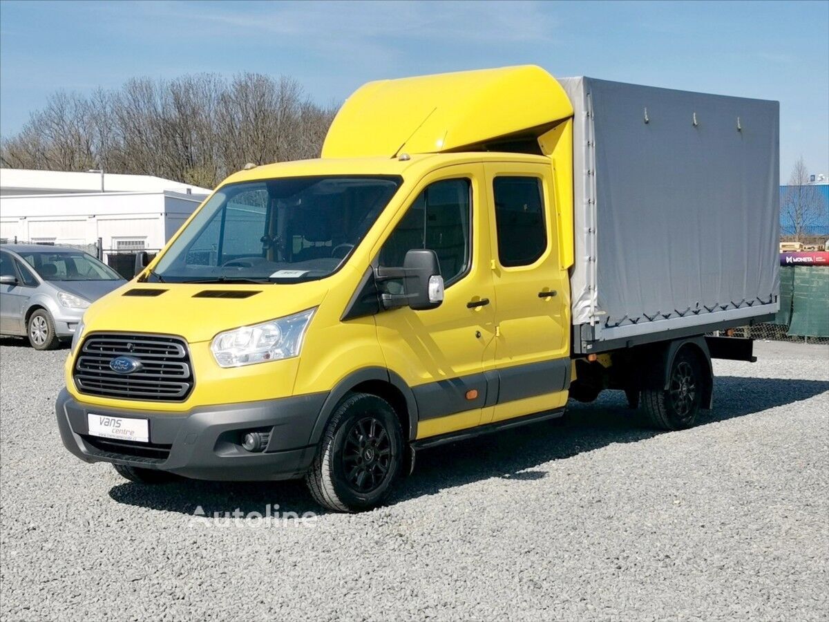 Ford Transit 2.0TDCI 7míst/valník/tažné/ČR kamion s ceradom