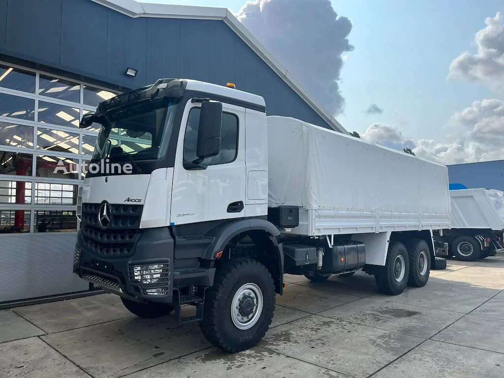Novi Mercedes-Benz Arocs 3340 A 6x6 Cargo Truck kamion s ceradom