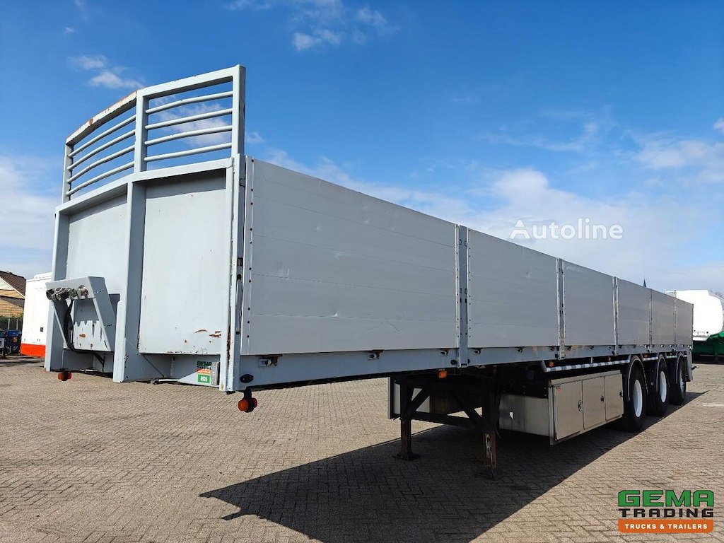 KWB P-473-STI-H 13.5m - Aluminium Sideboards - 2x Steering Axle - HH poluprikolica sa ravnom platformom