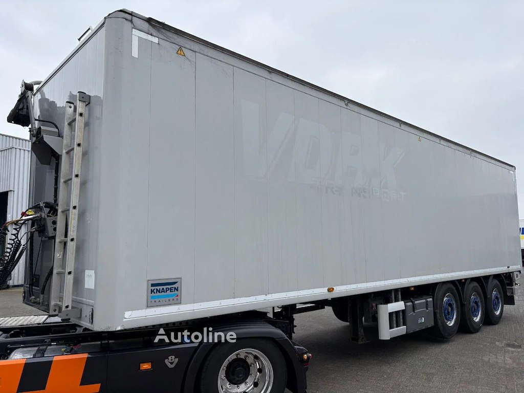 Knapen Trailers K200 72m3 Agrar 72m3 Automatisch afdekzeil Opbergkist NL Trailer poluprikolica sa pokretnim podom
