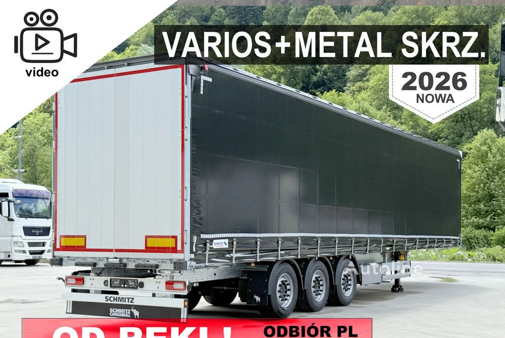 Nova Schmitz Cargobull VARIOS poluprikolica s ceradom