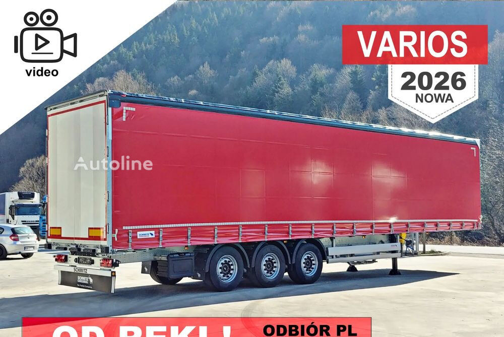 Nova Schmitz Cargobull VARIOS poluprikolica s ceradom
