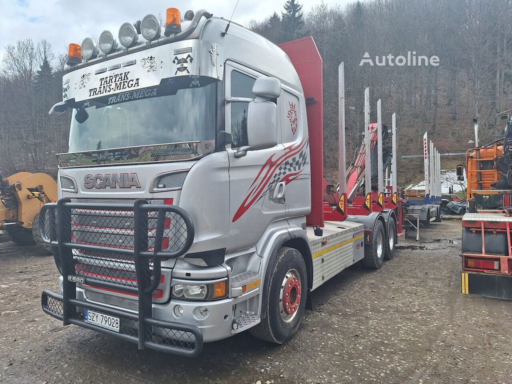 Scania R560 kamion za prevoz drva