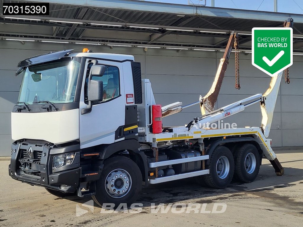 Renault C 430 6X4 HYVA NG 2018 TAXL skiploader 6x4 Big-Axle Automatic Eu kamion autopodizač kontejnera