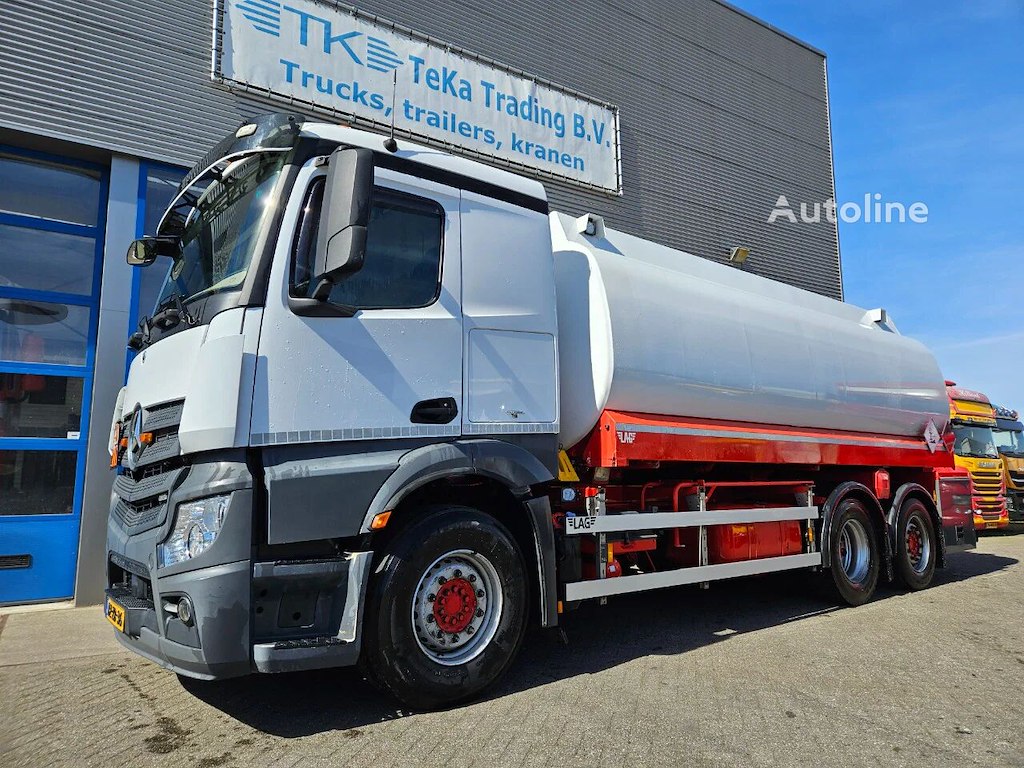 Mercedes-Benz Actros 2842 6x2 ADR LAG 22.000 Liter 4 Comp. Apk autocisterna