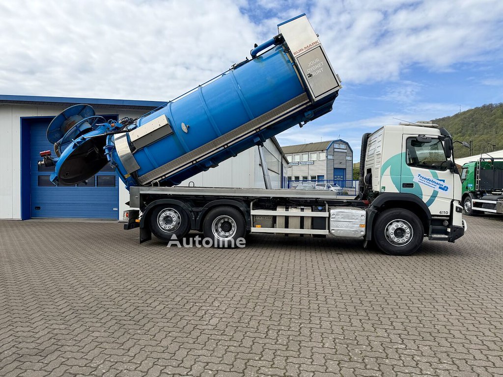 Volvo FMX-470 Saugwagen Kaiser EUR-MARK 14500 LTR mit Wasserpumpe Dyn autofekalac