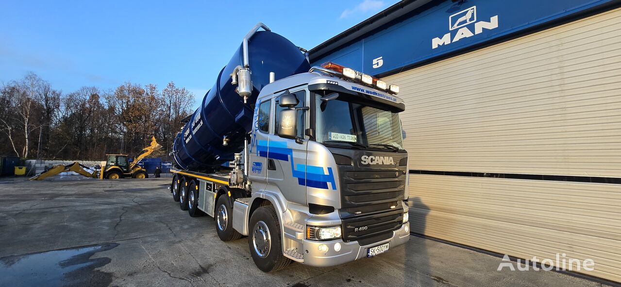 Scania R 490 10x4 32m3 AUFBAU 2025 DEMAG autofekalac