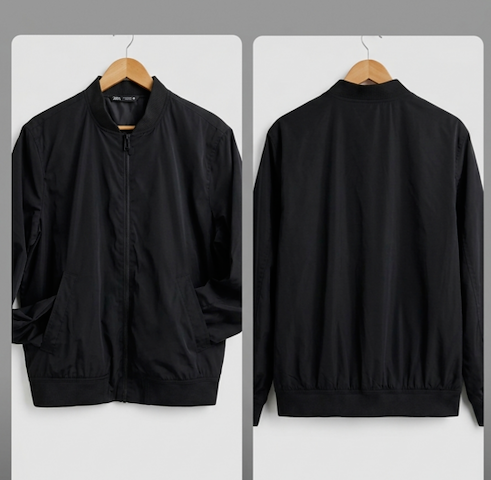 ZARA muška bomber jakna,Crna ,L (Kao nova!)