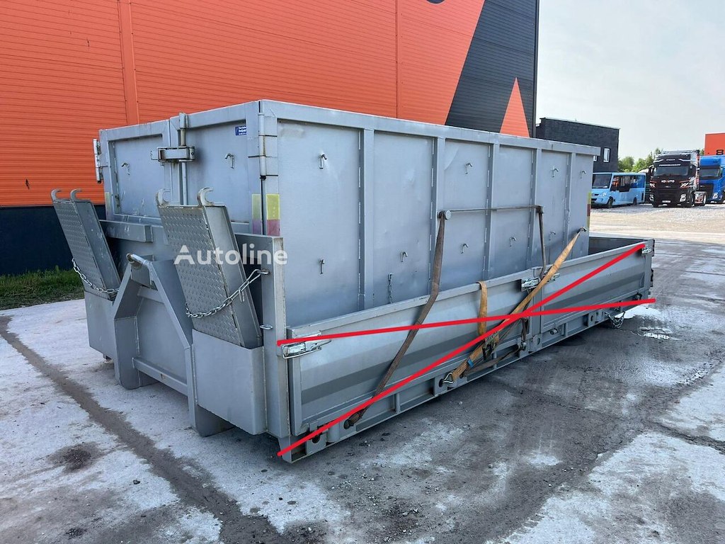 HOOKLIFT PLATFORM(SOLD) + BOX 4400x2200x500 / 4000x1800x1200 MM multilift kontejner