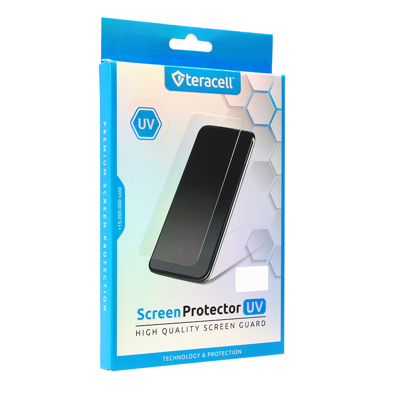 Tempered glass Premium UV Glue Full Cover + Lampa za Motorola Edge 40 Neo