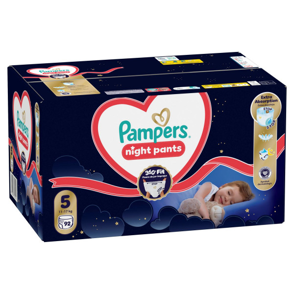 Pampers pelene monthly night pantsS5,11-17kg 92kom