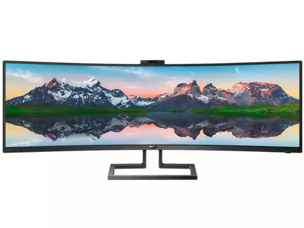 PHILIPS 49 inča 499P9H00 VA Zakrivljen 5120x1440 70Hz 5ms RJ45 Kamera
