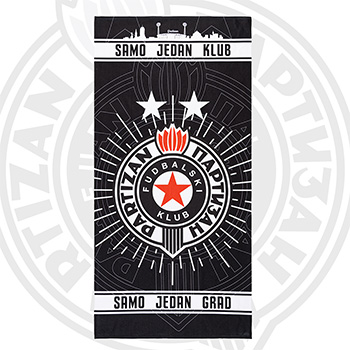 Peškir za plažu "Samo jedan klub" 70x140cm FK Partizan 3183
