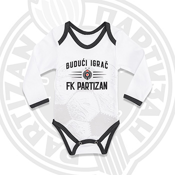 Bebi bodi sa dugim rukavima "Budući igrač Partizana" FK Partizan 3753