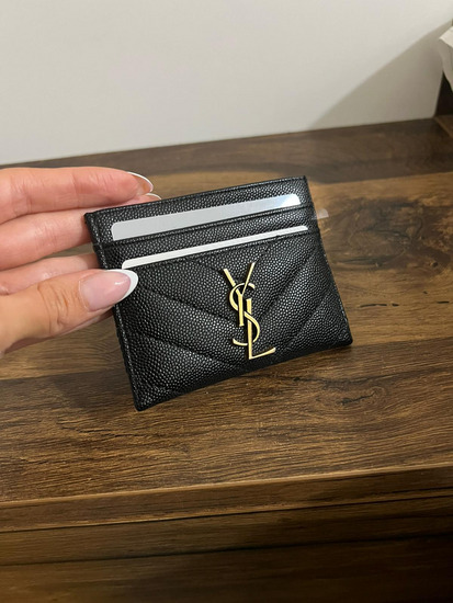 Ysl cardholder koža