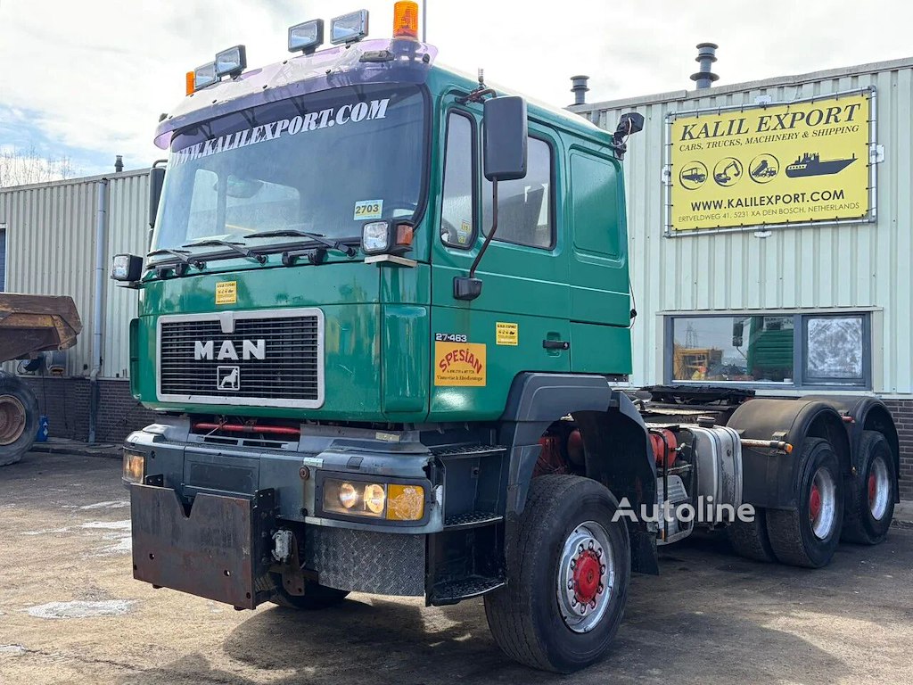 MAN 27 .463 Tractor 6x6 Manual Gearbox Full Spring Suspension Mechan tegljač