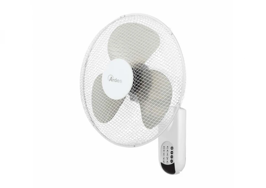 ARDES 5W40RW ZIDNI VENTILATOR 50W SA DALJINSKIM UPRAVLJAČEM I TAJMEROM BELI