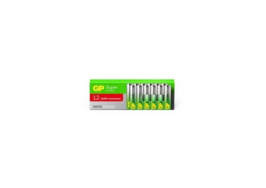 Baterije GP LR03-PAB12 AAA Super Alkaline, 12kom