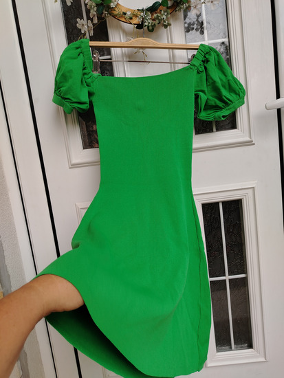 ZARA rebrasta haljina končana trikotaža S