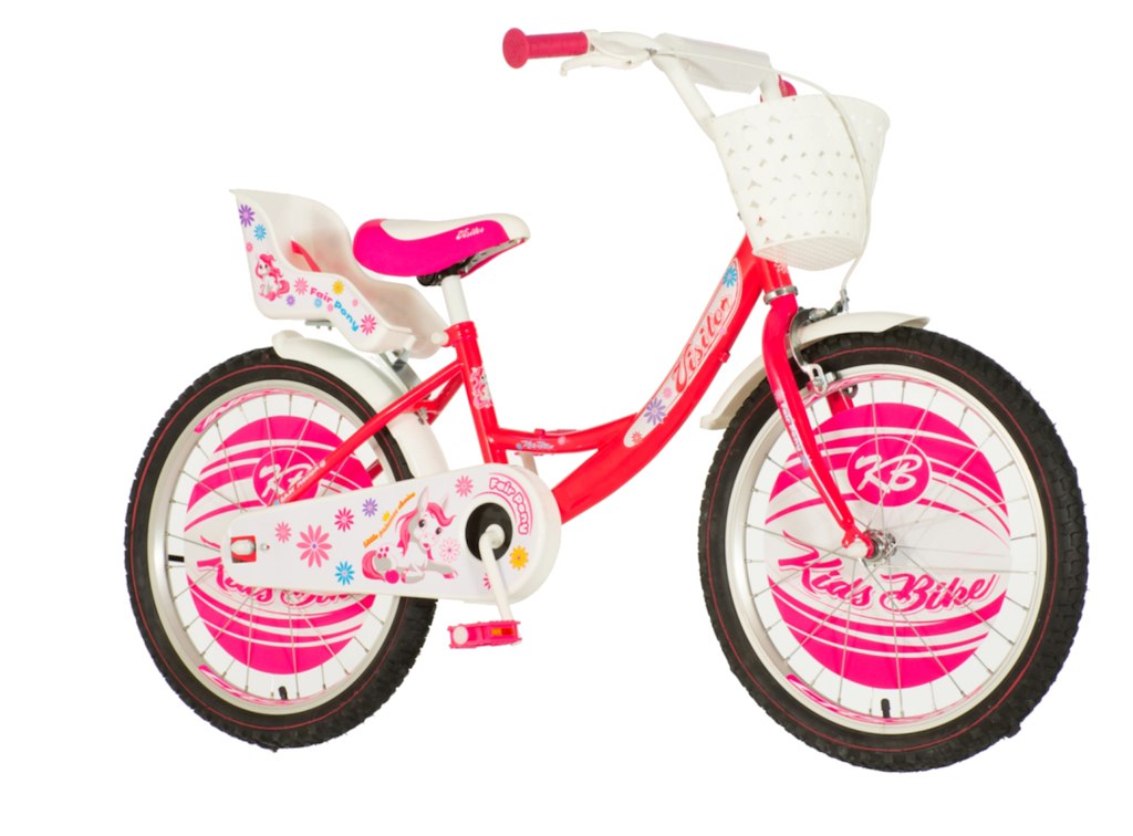 BICIKL KIDS VISITOR FAIRPONY 20" 10" V-BRAKE KONTRA 115-135CM (20") CRVENI