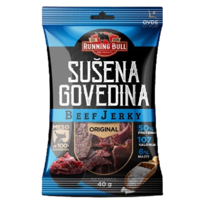Running Bull Sušena govedina Beef Jerky 40g