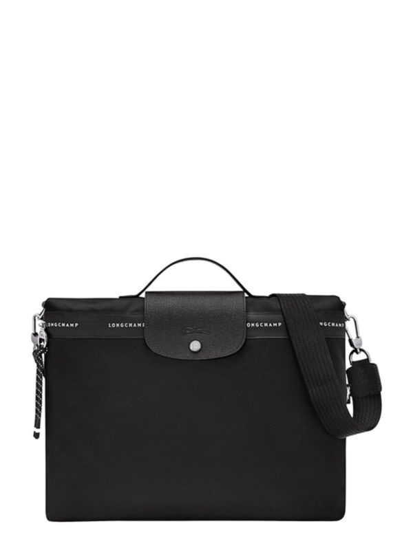 Longchamp - Crna torba za laptop