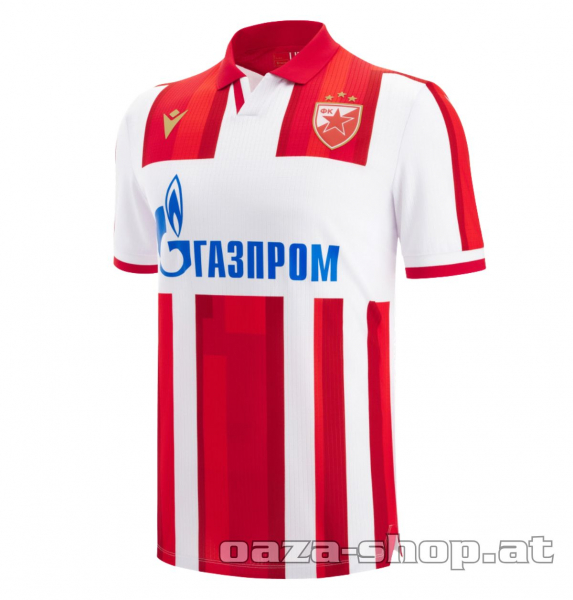 Macron FK Red Star Belgrade Jersey 2025/26 Red/White