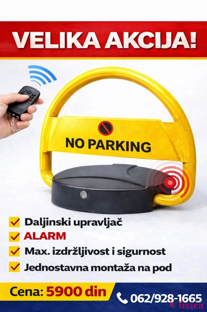 Parking stubić sa daljinskim i upravljanjem - sigurnost za vaše mesto