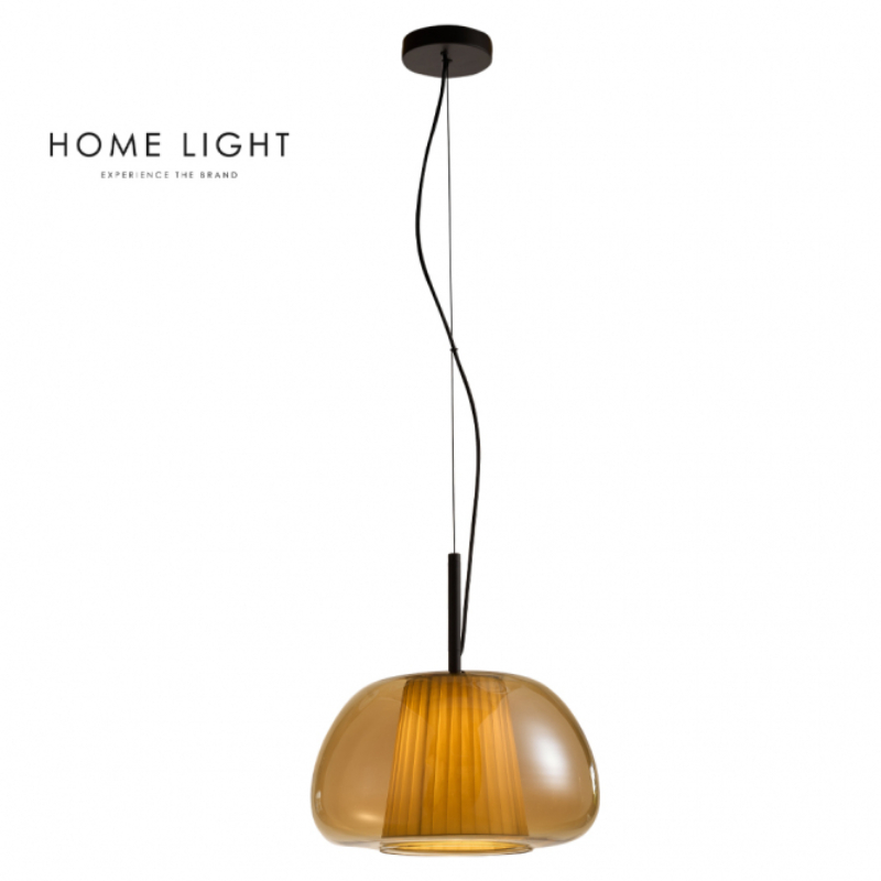 TALIA 97 LUSTER 1*E27 AMBER/CRNA HOME LIGHT