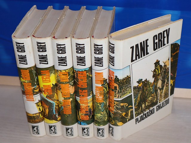 Zane Grey 1-6 komplet Biblioteka divlji zapad