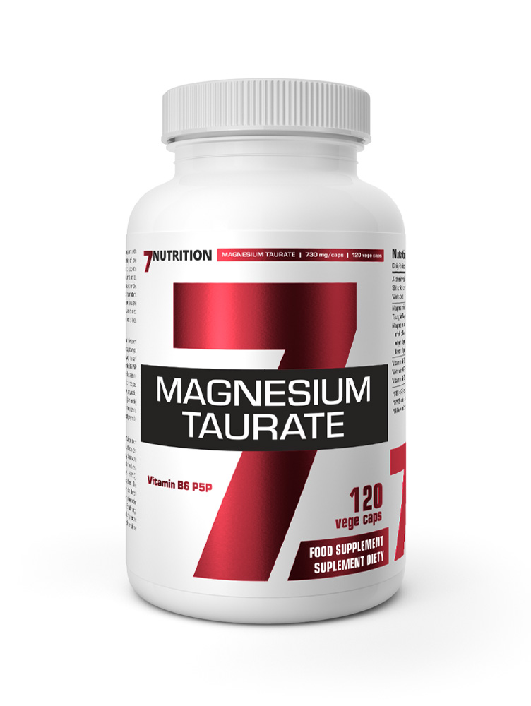 Magnesium Taurate, 7Nutrition, 120 kapsula