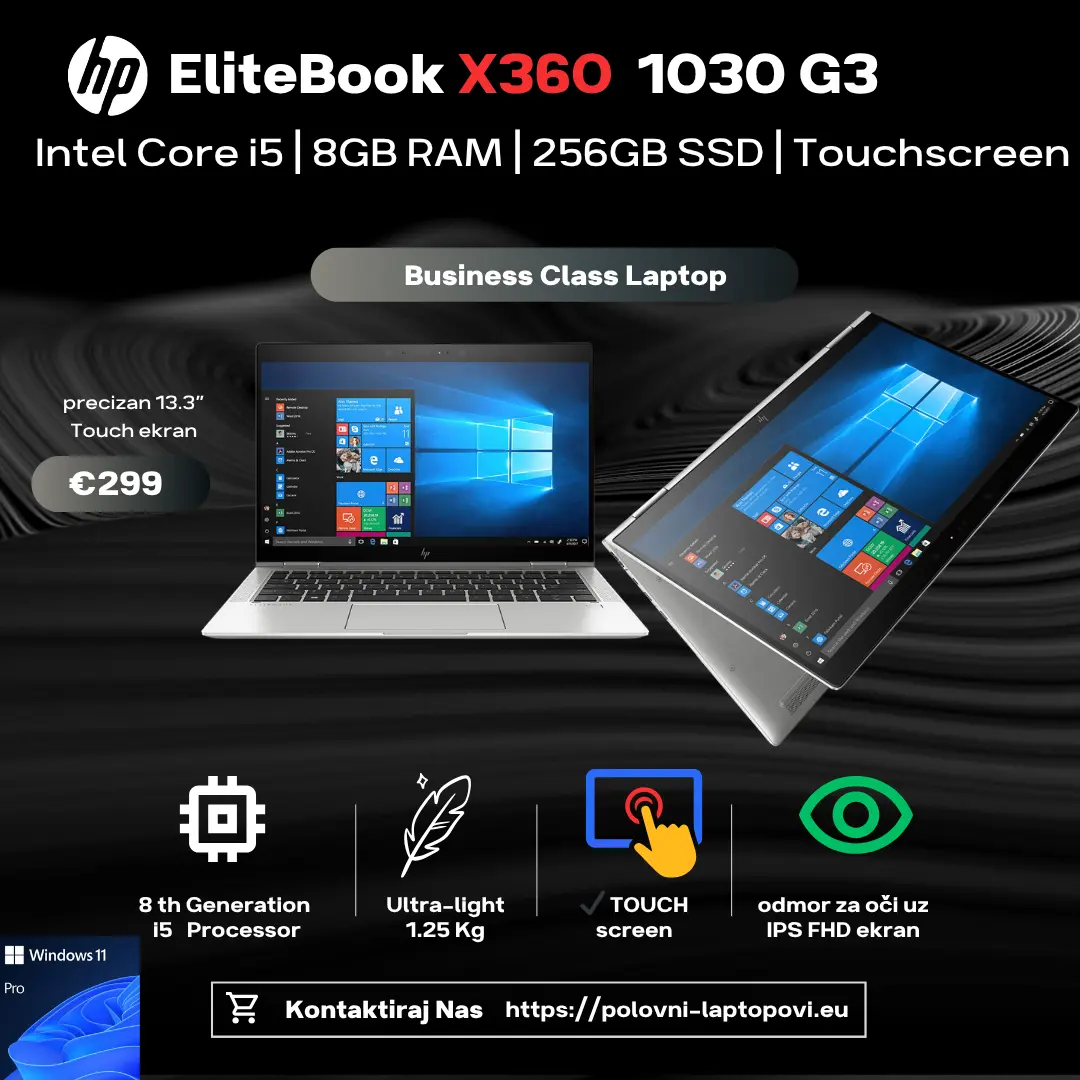 HP Elitebook X360 1030 G3