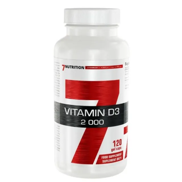 7 NUTRITION VITAMIN D3 2000IU KAPSULE A120