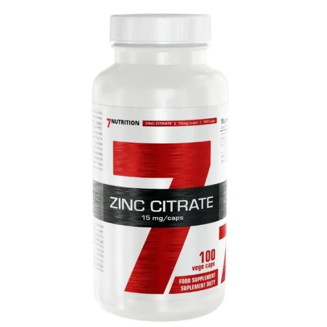7 NUTRITION ZINC CITRATE 15MG KAPSULE A100