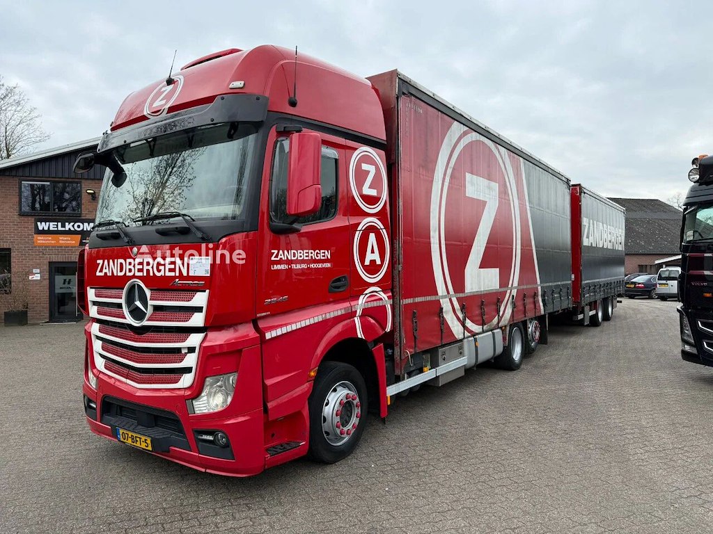 Mercedes-Benz Actros 2545 Volumecombi 120m3! Schuifzeil/Dak Doorlaadsysteem NL kamion furgon