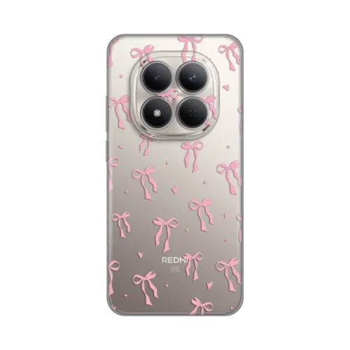 Silikonska futrola - maska print Skin za Xiaomi Redmi Note 15 Pro 5G Cute Bow