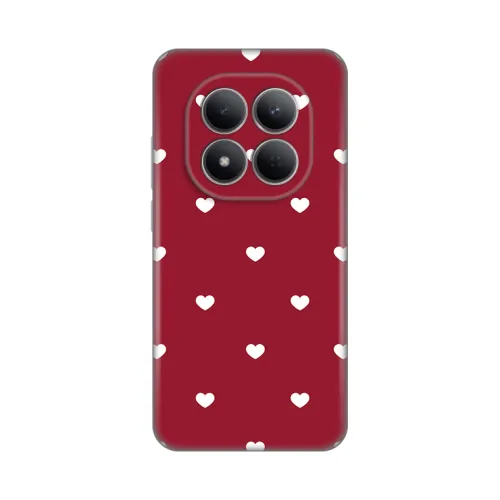 Silikonska futrola - maska print Skin za Xiaomi Redmi Note 15 Pro 5G Burgundy Hearts