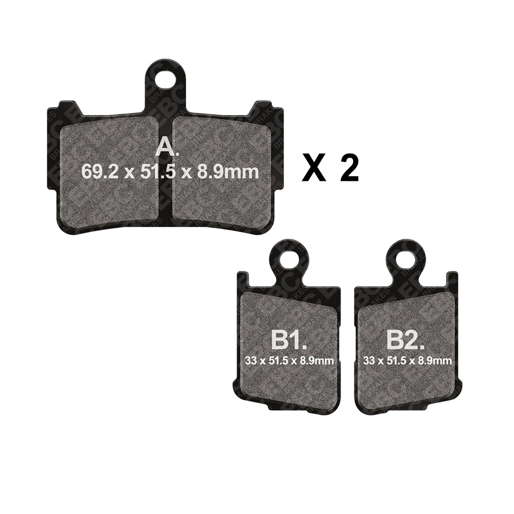 Disk pločice EBC FA499/4HH ( SINTER )