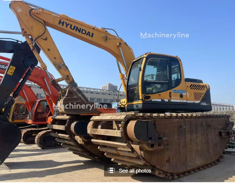 Hyundai R150 bager amfibija
