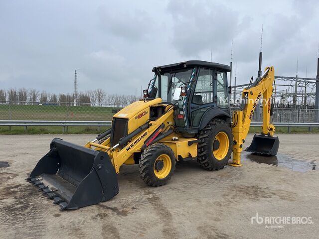 Prodaje se New Holland B80B-SS bager-utovarivač na aukciji